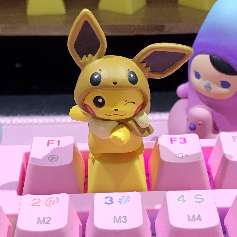 【หมวกแป้นพิมพ์】Pikachu Pokémon Keycap ฝันสมบัติ ปุ่มแป้นพิมพ์เชิงกล ...