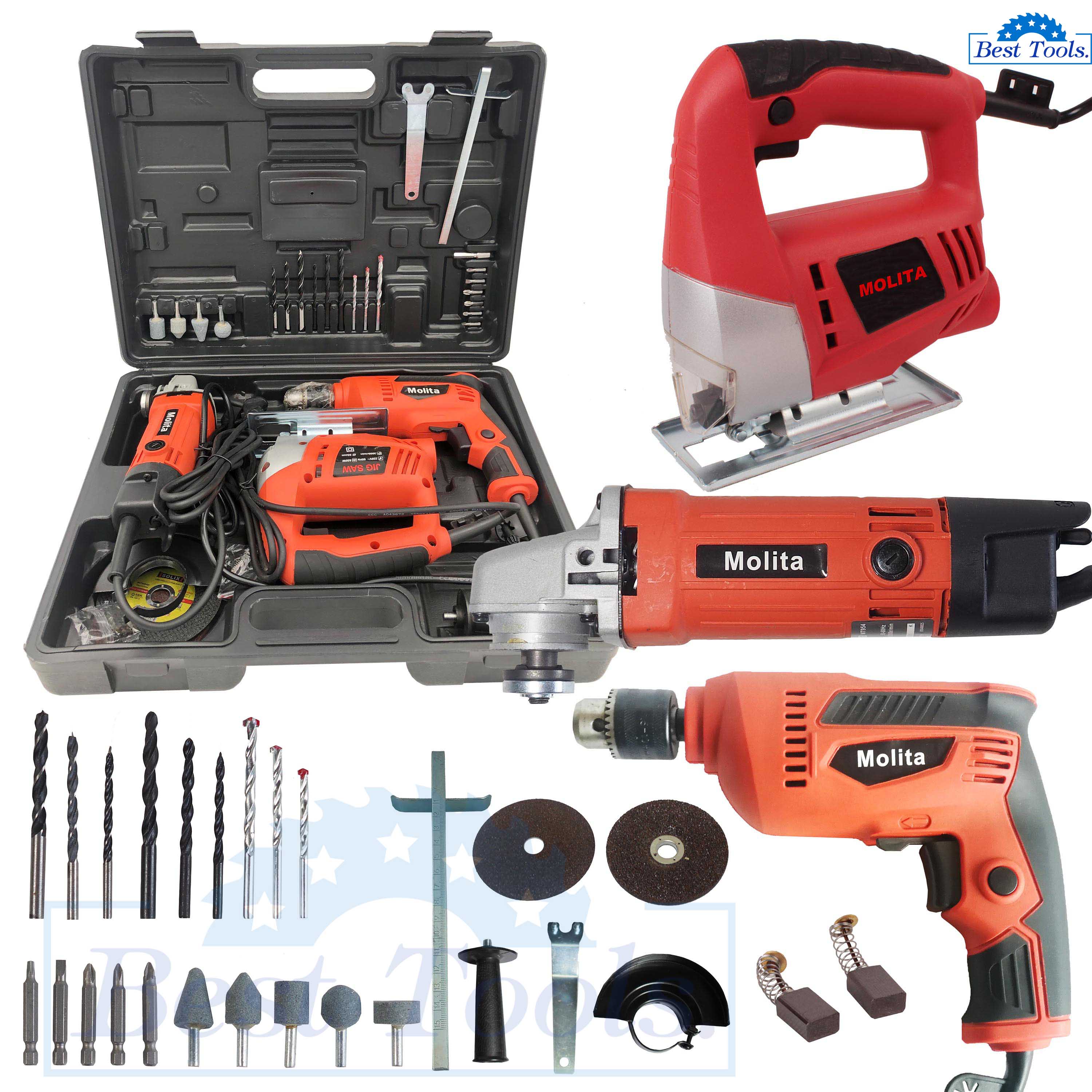 (แพ็คคู่)MOLITA เครื่องเจียร์ หินเจียร์ ลูกหมู 4 นิ้ว MT 954 1050W ...