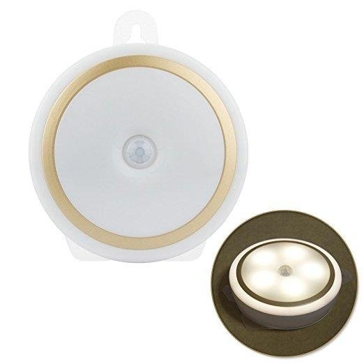 1pc Rechargeable PIR Sensor Motion LED Night Light Human Body Induction ...