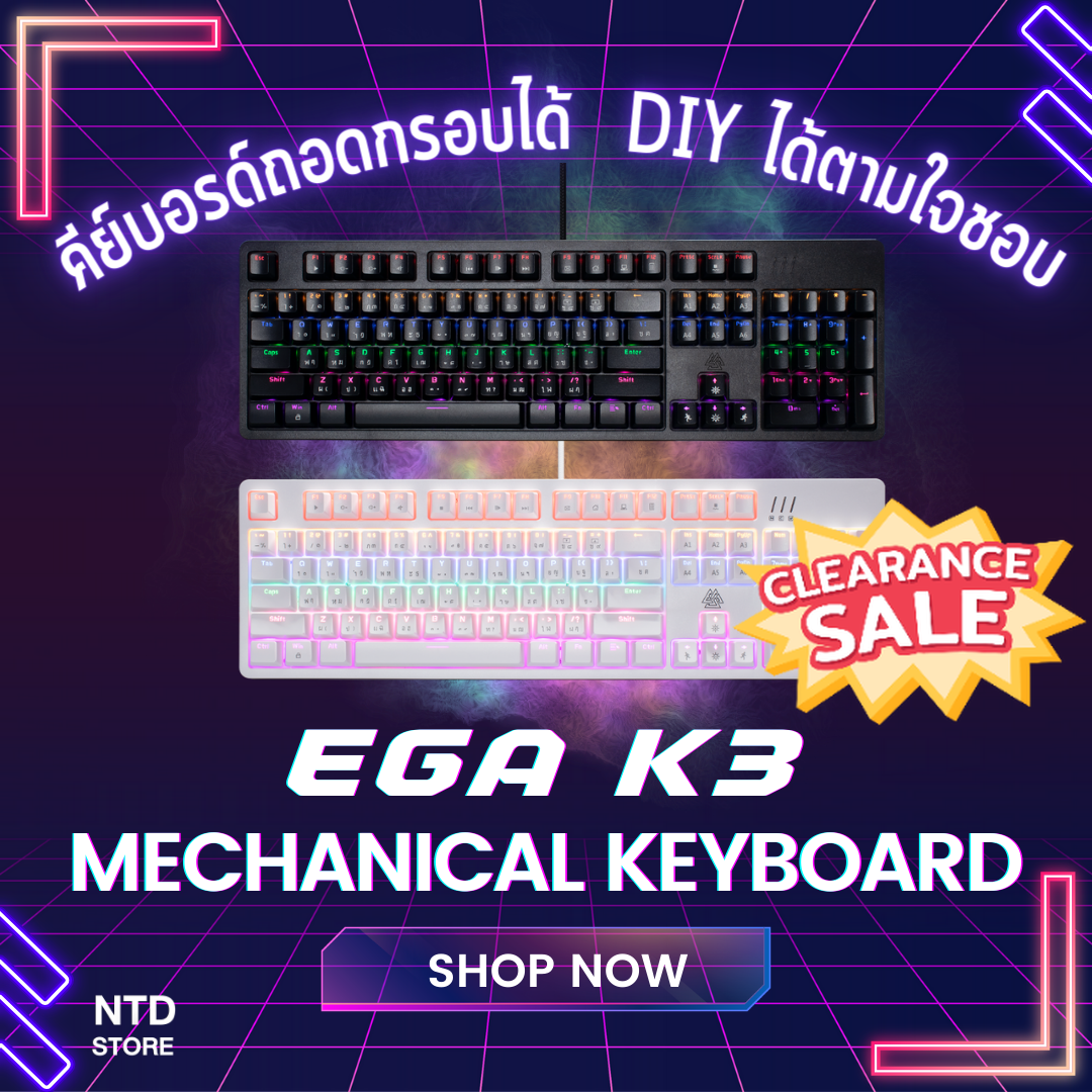 EGA Type K3 Mini RGB Gaming Keyboard, 52% OFF