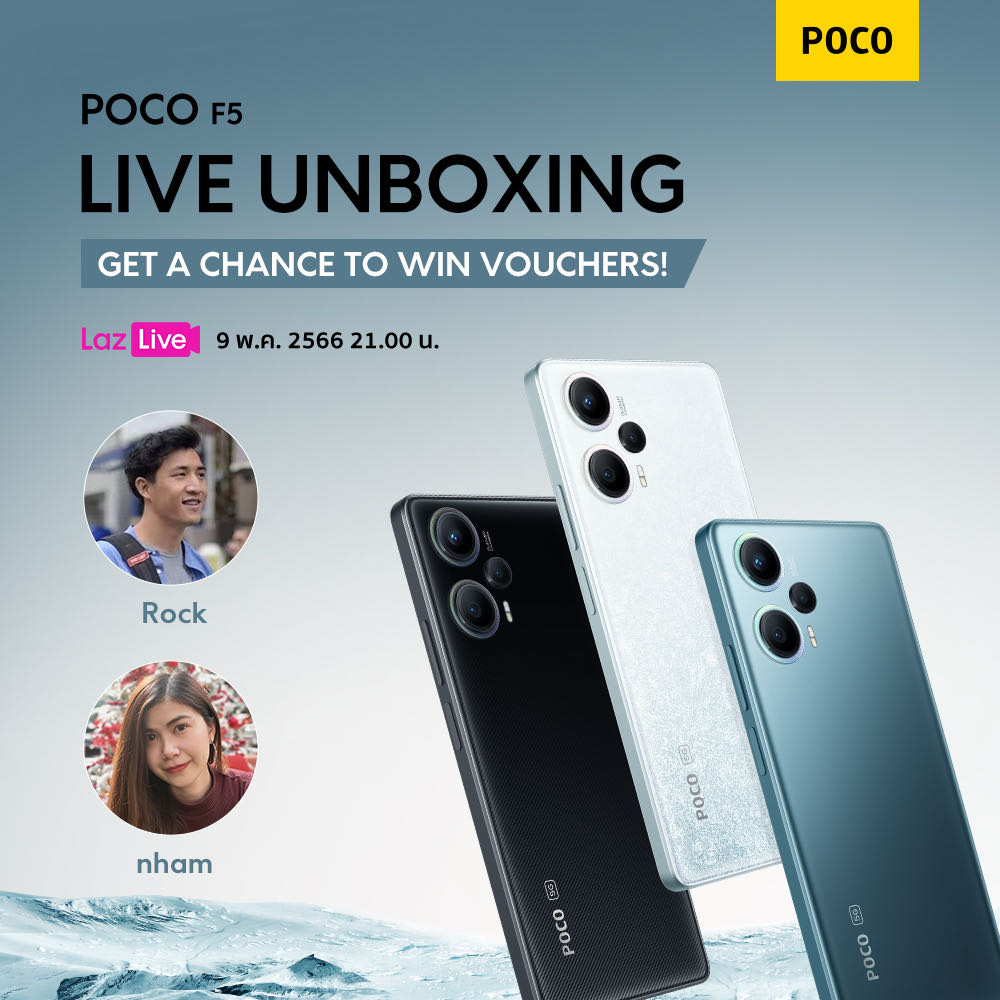 POCO F5 unboxing Livestream