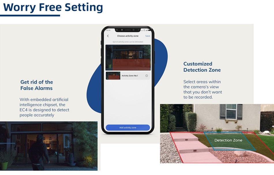 IMILAB EC4 Solar Camera Smart Home Ip Video Surveillance Cam 4MP HD ...