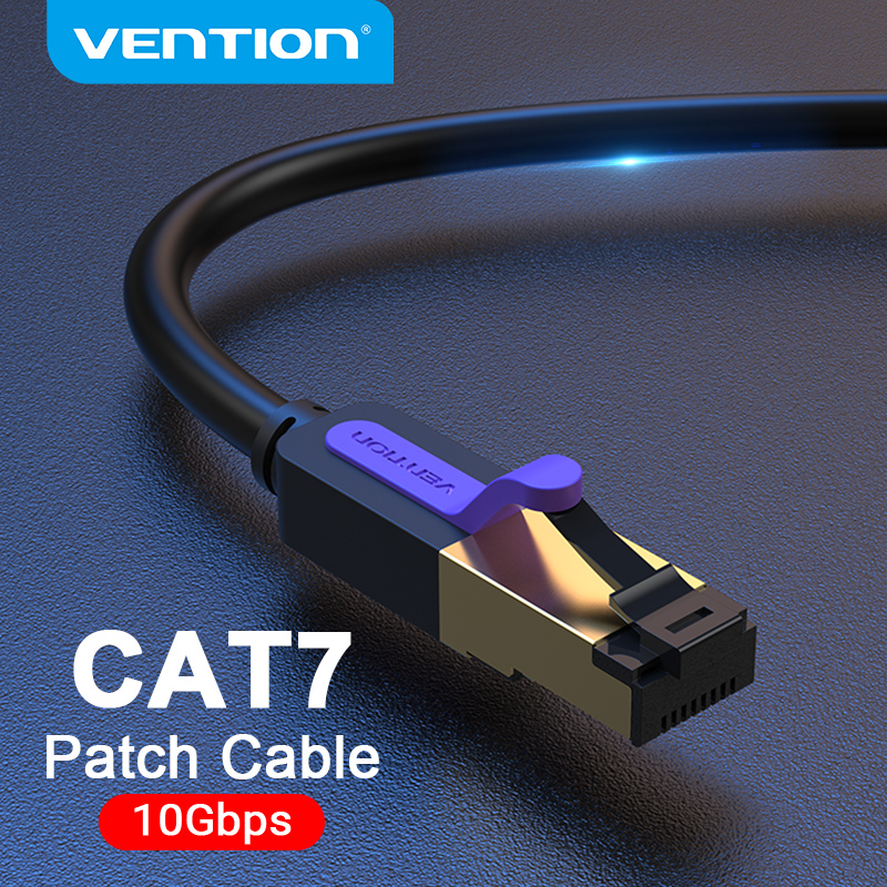 Vention Ethernet Cable Cat 7 RJ45 Lan Cable SSTP 10Gbps High Speed ...