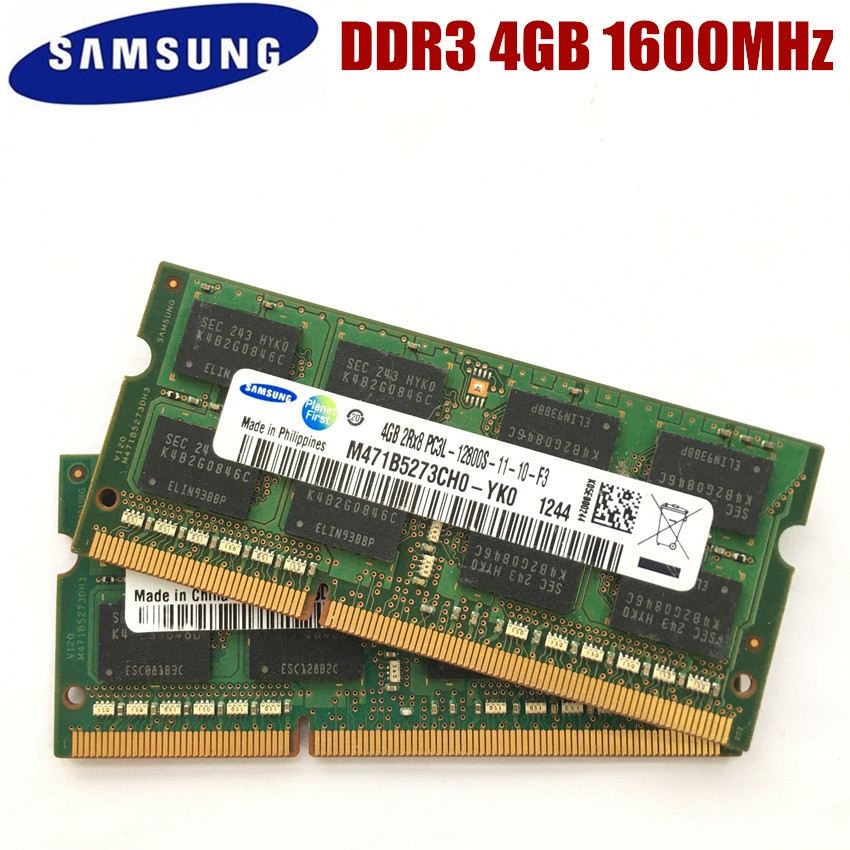 SAMSUNG 8GB 4GB 2GB PC3L 12800S DDR3 1600 Laptop Memory 8G 2G 1600MHZ Notebook Module SODIMM RAM ...