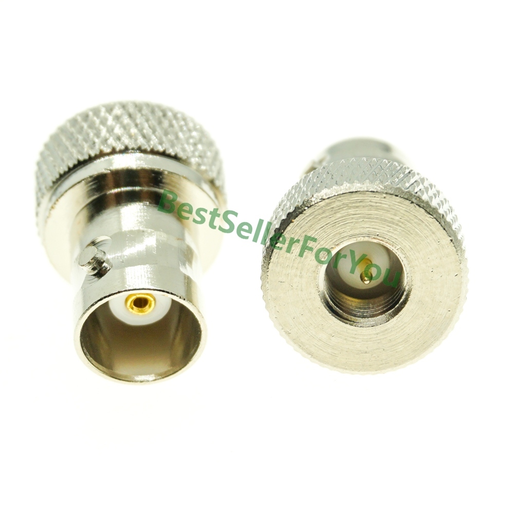 ⊙ Connector BNC Female To SMA Male Connector Antenna Adapter For Vertex Icom Kenwood Nickel ...