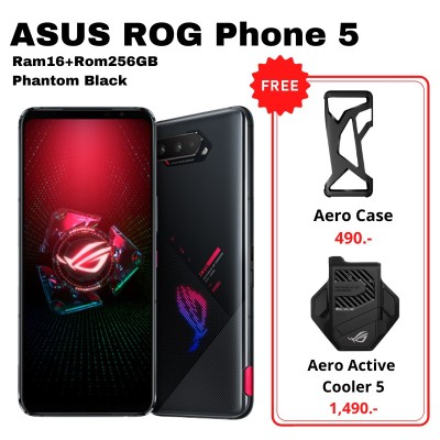 **แถม Aero Case/Aero Cooler Fan* ASUS ROG Phone 5 เอซุส จอ6.78 นิ้ว ...