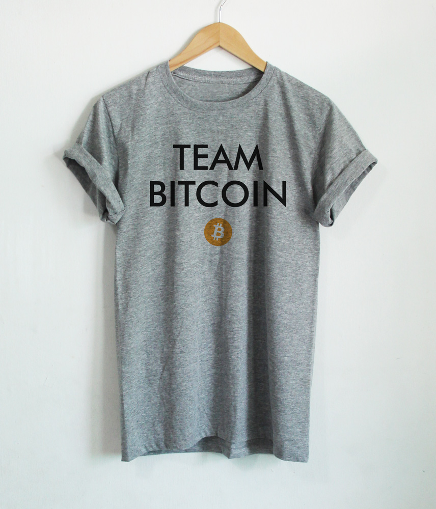 TEAM BITCOIN เสื้อยืด บิตคอย เสื้อยืดสกรีน เสื้อคริปโต เสื้อ BTC โทเคน ...